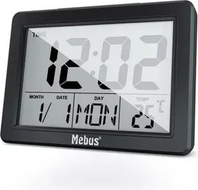Mebus 25739 Quartz Alarm Clock / Budík / 3 x AAA