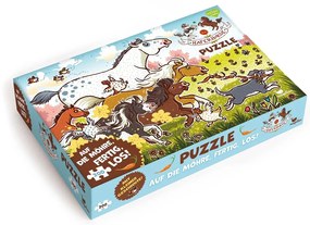 Magellan Puzzle Ovesná parta závod o mrkvičku 200 dílků