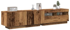 TV stolek s LED dub artisan 180x35x40 cm kompozitní dřevo 3329164