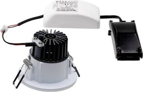 LA 114441 PATTA-F zápustná stropní kruhová bílá 230V/500mA 9W 38° IP65 3000K - BIG WHITE (SLV)