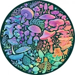 Ravensburger Kruhové puzzle: Houby / 500 dílků / od 12 let