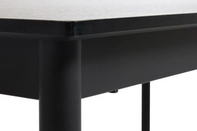 Designový jídelní stůl Lakshmana 140 cm černý