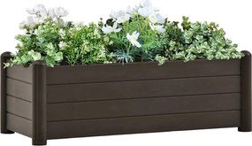 vidaXL Vyvýšený záhon PP 100 x 43 x 35 cm [313976] Barva: antracitová