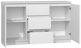 Komoda 2D3S Bílý