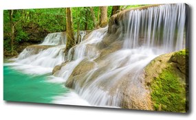 Wallmuralia Foto obraz na plátně do obýváku Vodopády 100x50