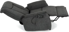 Polohovací křeslo šedé, elektrické TV-L8963 GREY2
