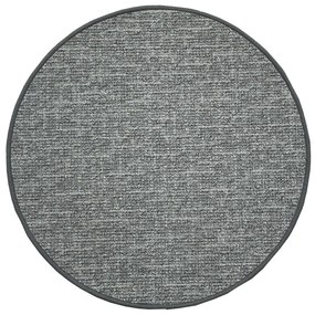 Vopi koberce Kusový koberec Alassio šedý kruh - 160x160 (průměr) kruh cm
