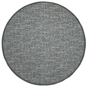 Vopi, Kusový koberec Alassio šedý kruh, 160x160 (průměr) kruh, šedá, chodba / předsíň