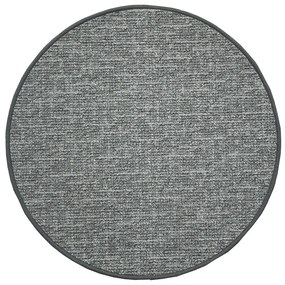 Vopi, Kusový koberec Alassio šedý kruh, 120x120 (průměr) kruh, šedá, chodba / předsíň