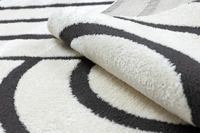 Dywany Łuszczów, Kusový koberec Mode 8631 geometric cream/black, 120x170, černobílá, kancelář
