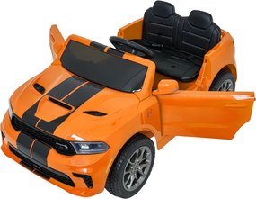 Elektrické autíčko Dodge Durango oranžové