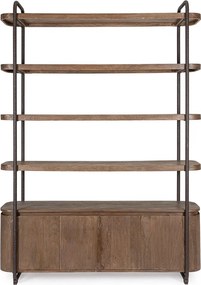 BIZZOTTO Knihovna ELSWICK hnědá 150x210 cm 8051836811355