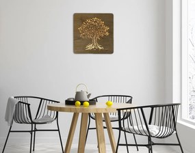 Li-Go "Dub" světelný obraz s baterií 42x42 cm včetně dálkového ovládání provedení povrchu: bříza