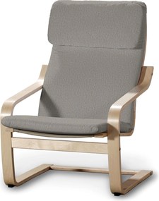 Sedák na křeslo IKEA Poäng barva šedá látka pletený vzor