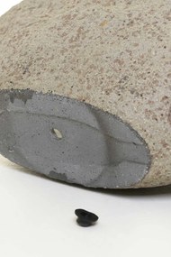 Designová mísa BAJEL, vláknocement, šířka 43 cm, šedá
