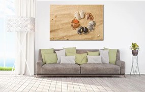 Obraz kamínky na pláži Velikost (šířka x výška): 120x80 cm