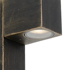 Průmyslová stojací venkovní lampa starožitné zlato 35 cm IP44 - Baleno