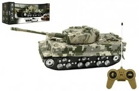 Teddies Tank na baterie se zvukem a světlem Tiger, 25 cm