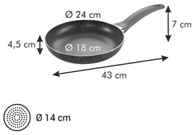 Pánev MANICO ROSSO ø 24 cm