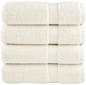 Prémiové osušky SOLUND 4 ks krémové 100x150 cm 600 g/m² 137480
