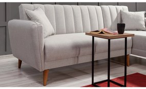 Atelier del sofa Rozkladatelná rohová pohovka AQUA krémová pravý roh 867UNQ1430