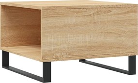 vidaXL Konferenční stolek 55 x 55 x 36,5 cm kompozitní dřevo [830767] Barva: hnědý dub