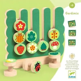 DJECO Společenská hra Gardimix / Postřehová hra / dřevěné dílky / FSC®