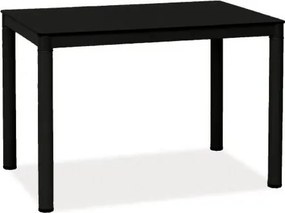 Casarredo - Komfort nábytek Jídelní stůl GALANT 60x100, kov/sklo, černá