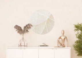 Samolepící vliesová fototapeta na zed' Jemná Listová Struktura | 70 x 70 cm | DCR3231