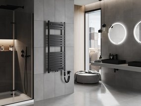 Mexen Uran, elektrické topné těleso 1200 x 500 mm, 600 W, černá, W105-1200-500-2600-70