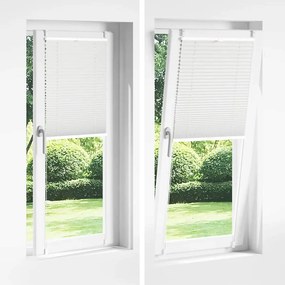 Plisovaná roleta 40 x 125 cm, bílá, skládaná 240586