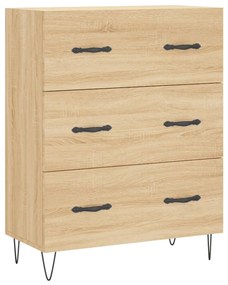 Skříň highboard dub sonoma 69,5 x 34 x 180 cm kompozitní dřevo,  3189376