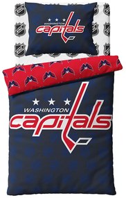 Hokejové povlečení NHL Washington Capitals Shields Velikost: 140x200 + 70x90 cm