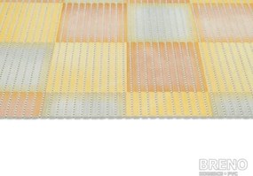 Breno Koupelnová pěnová předložka SOFTY-TEX 79842 pastelové dlaždice, šíře 65 cm, Vícebarevné