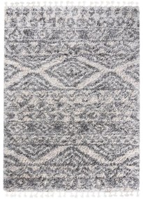 Kusový koberec shaggy Acama krémově šedý 120x170cm