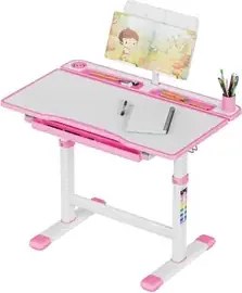 Mark Adler Study 3.0 růžová / Ergonomický dětský psací stůl 66 cm