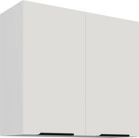 ARIA wh | horní skříňka 80 G-72 2F policová | 80 cm | ANTI FINGERPRINT povrch | bílá