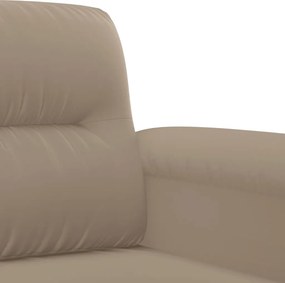 2dílná sedací souprava s polštáři taupe tkanina z mikrovlákna 3202326