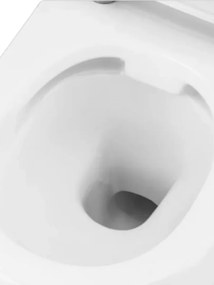 UPTrend Závěsný WC komplet bez příruby CORONA TR2197 včetně Soft-Close sedátka, bílá lesk