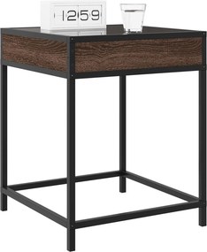 Noční stolek s Infinity LED hnědý dub 40 x 40 x 51 cm 3284095