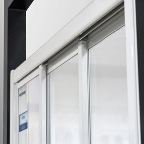 Sprchové dveře posuvné s oboustranným vstupem PD3N 1900 mm 750–805 375 Transparent S Bílý PD3N/800 413-8000000-04-02