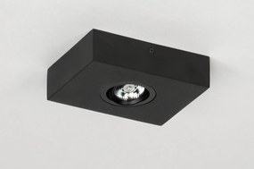 Stropní LED svítidlo Spot Quality Quadra 1 Black