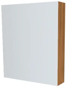 Mereo Koupelnová skříňka zrcadlová 60 cm, galerka, 1x dvířka levá, Multidecor, Ořech Dijon přírodní CN798G61ODP1