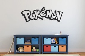 Lepy.cz Samolepka na zeď Pokémon Velikost (šířka x výška): 35x13cm, Barevná varianta: Pastelová oranžová