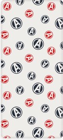 Jemné flanelové napínací prostěradlo, 90-100 x 200 cm (Marvel Avengers)
