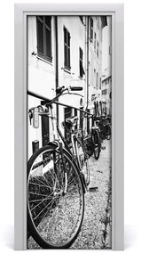 Fototapeta samolepící na dveře Městská kola 75x205 cm