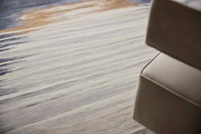 Diamond Carpets koberce Ručně vázaný kusový koberec Ombre Paris DESP HL64 Ivory Charcoal ROZMĚR: 240x300