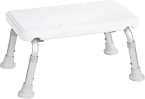 A0102601 Stolička s nastavitelnou výškou, sedák bílý, nosnost 150 KG