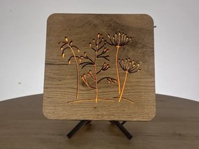 Li-Go "Lipnice" lampa 19x19cm provedení povrchu: dub