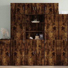 Skříň highboard kouřový dub 70 x 42,5 x 185 cm kompozitní dřevo 3281375